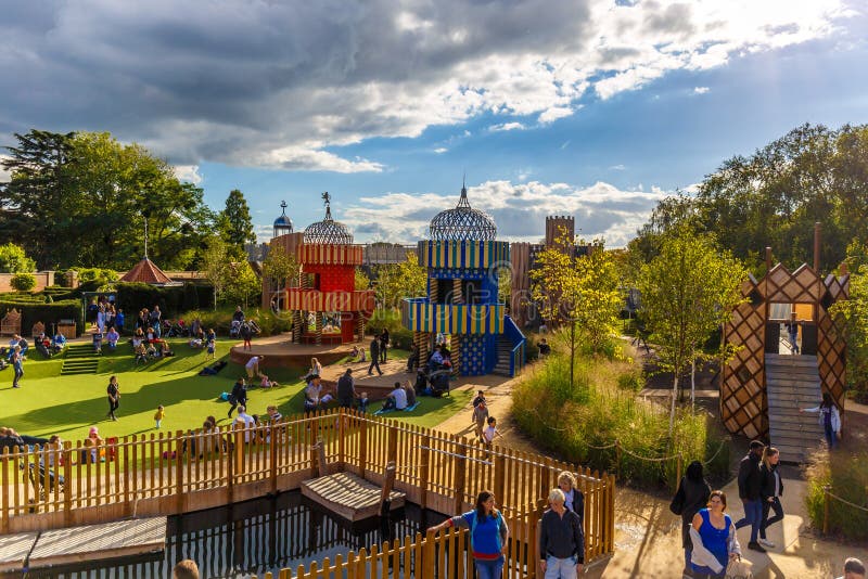 Children on Playground in Hampton Court Editorial Photography - Image ...