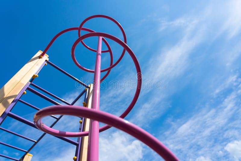 Children Playground in the Open Air Stock Photo - Image of outside ...