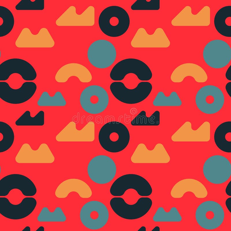 Children Playground Seamless Pattern Stock Vector - Illustration of ...