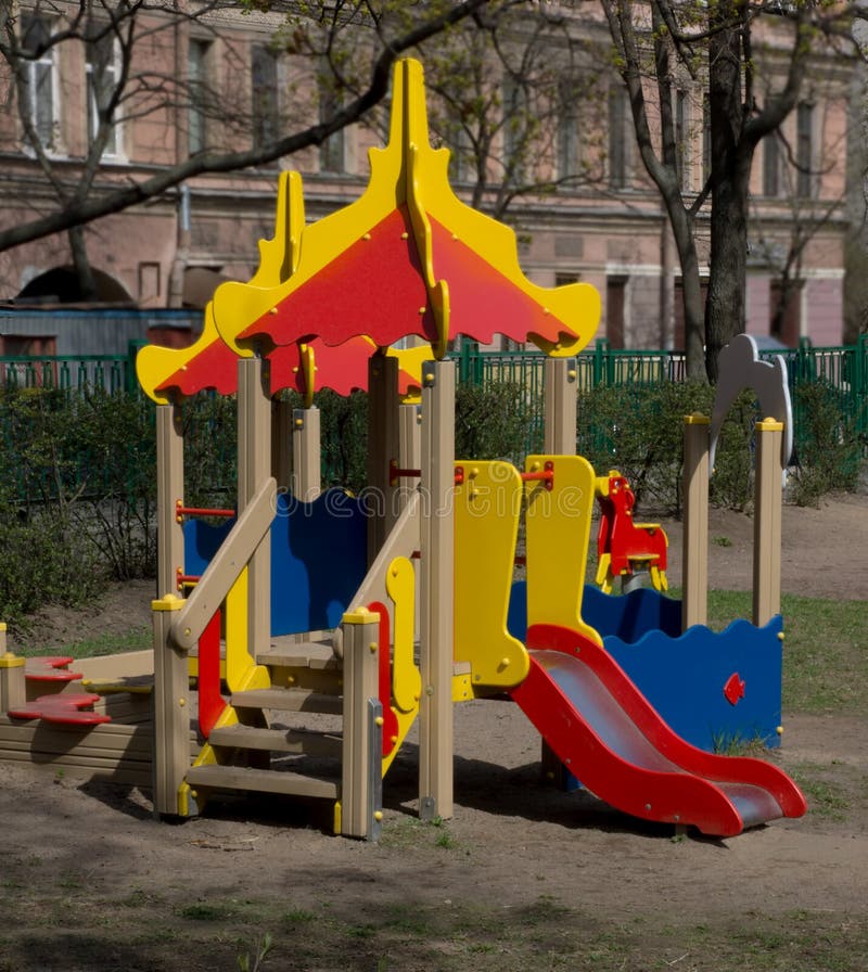 Children playground stock image. Image of colorful, architecture - 25442335