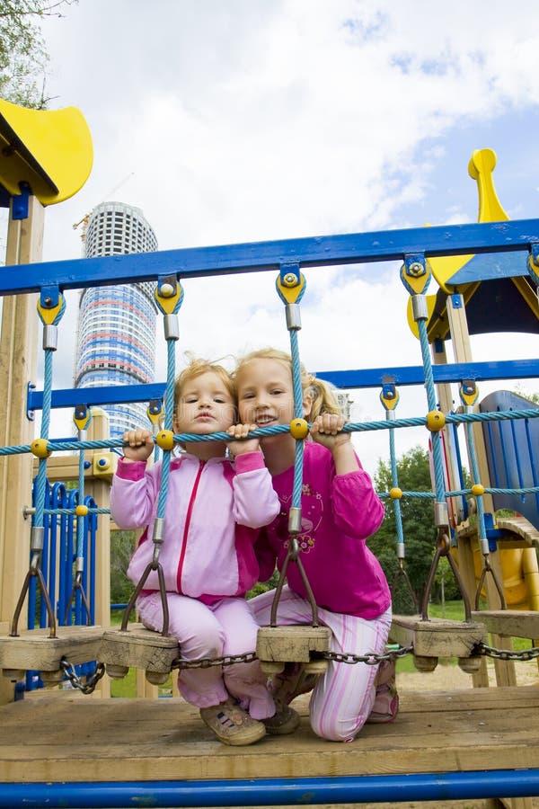 Little Children Riding Their Bikes Outdoors Stock Photo - Image of ...