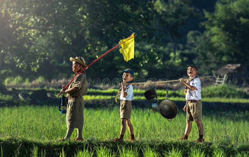 Children Playing In Farm Picture. Image: 92428462