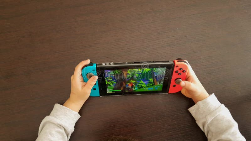 Children Playing Fortnite on Nintendo Switch Stock Video - Video of ...