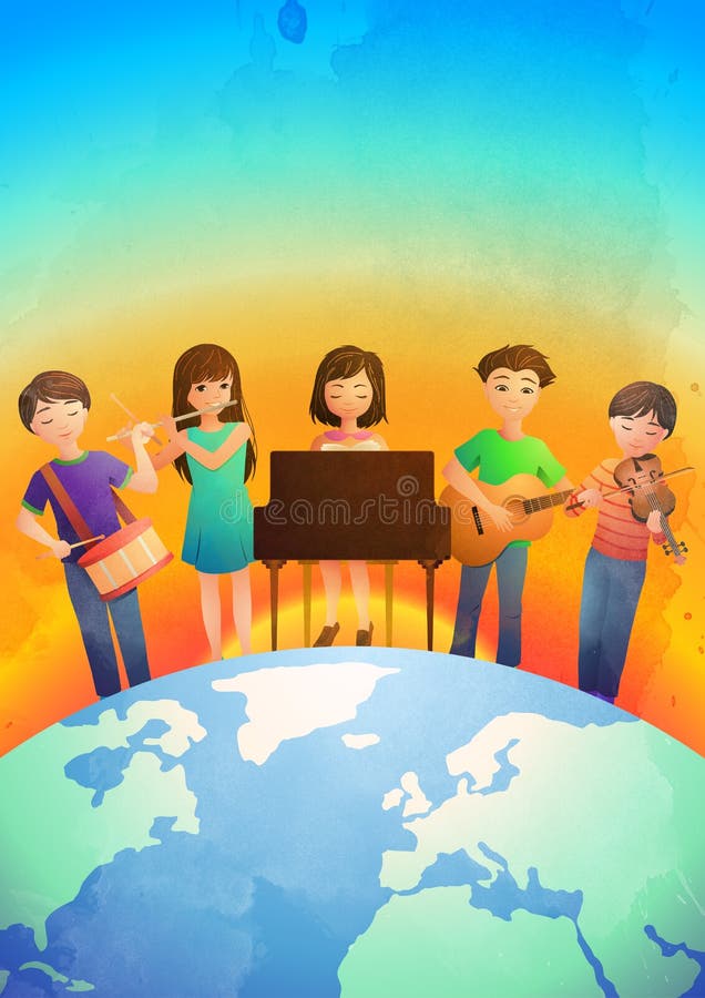 33+ Children playing musical instruments Free Stock Photos ...