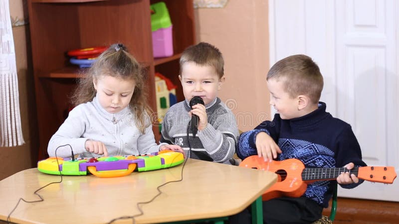 Children Playing Musical Instruments Stock Video - Video of instrument ...