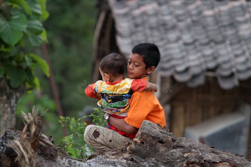 Children editorial photography. Image of central, java - 57138922