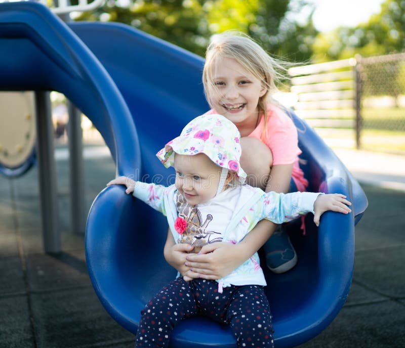 Children Playing at Playground Stock Image - Image of playground ...