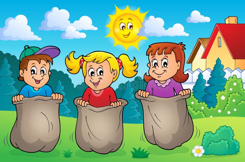 Children Playing Theme Image 2 Stock Vector - Illustration of eps10 ...