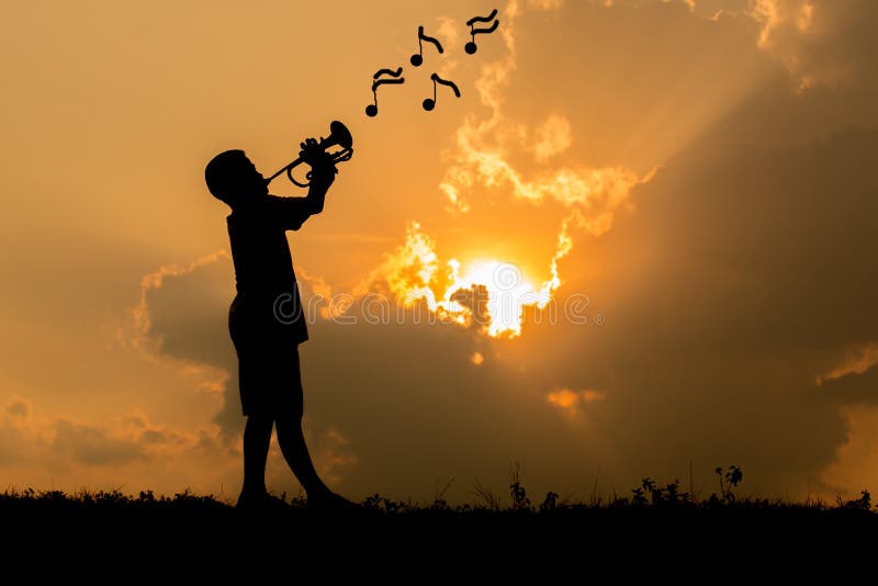 230 Trumpet Player Silhouette Stock Photos - Free & Royalty-Free Stock ...