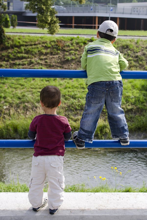 Children playing stock image. Image of fecing, rail, people - 35764293