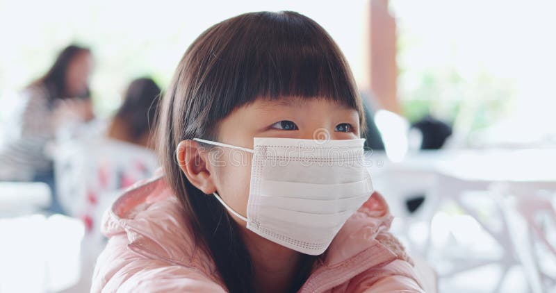 Children with Protective Mask Stock Image - Image of lung, cough: 172970821