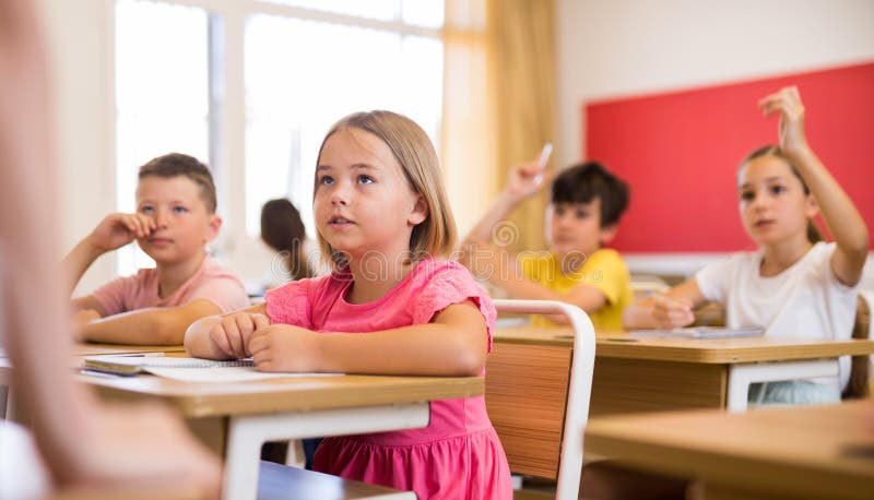 Children raising hands stock photo. Image of school - 277672516 Children raising hands stock photo. Image of school - 277672516
