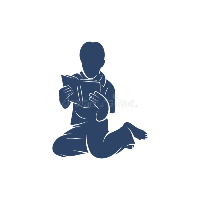 Children Read Book Dreams Logo Vector Template, Illustration Symbol ...