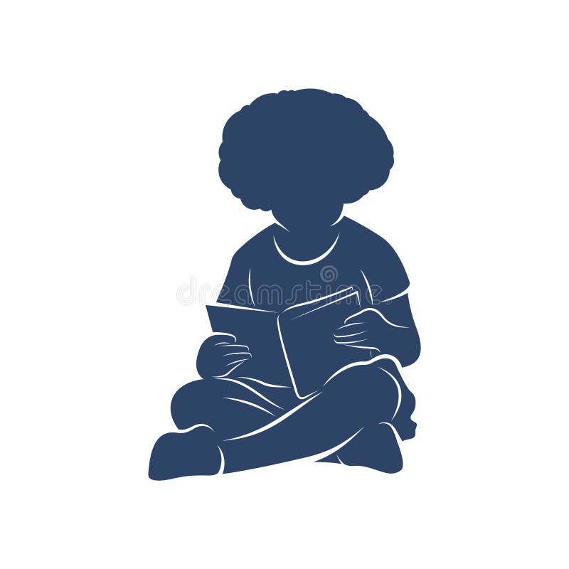 Children Read Book Dreams Logo Vector Template, Illustration Symbol ...