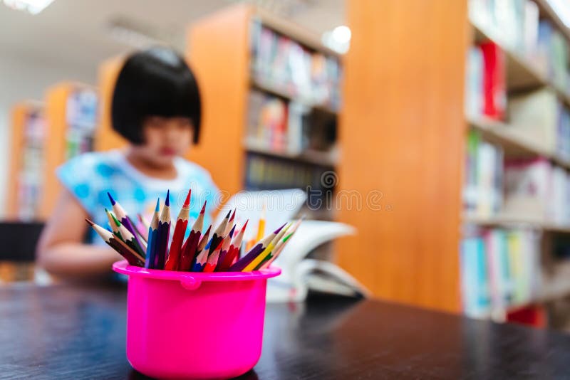 Children Read Books in the Library Editorial Image - Image of japan ...