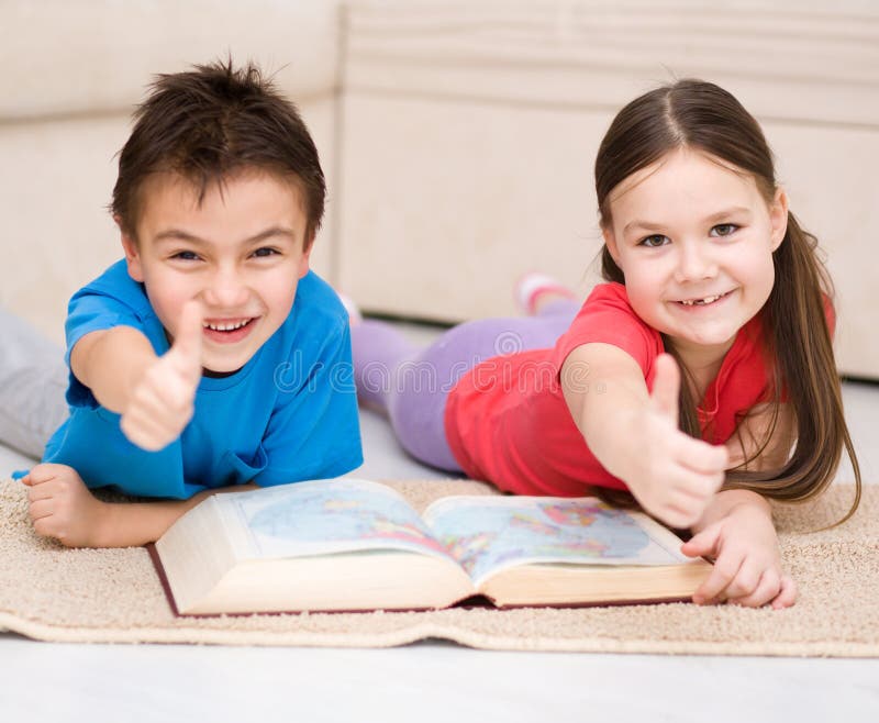 Children is reading book stock image. Image of care, parent - 37796909