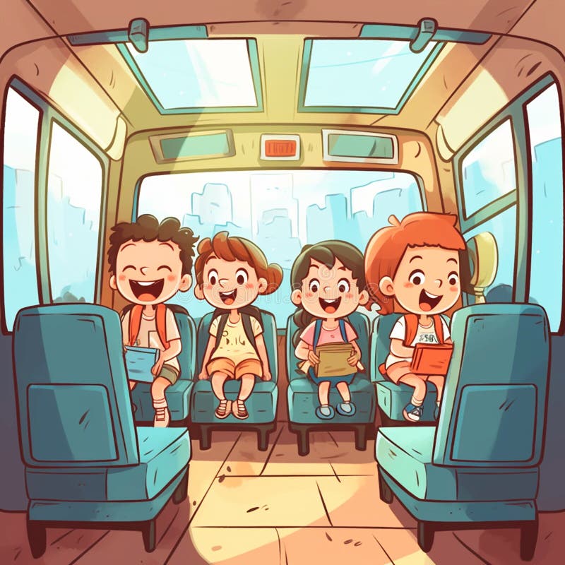 Bus Cartoon Stock Illustrations – 29,727 Bus Cartoon Stock ...