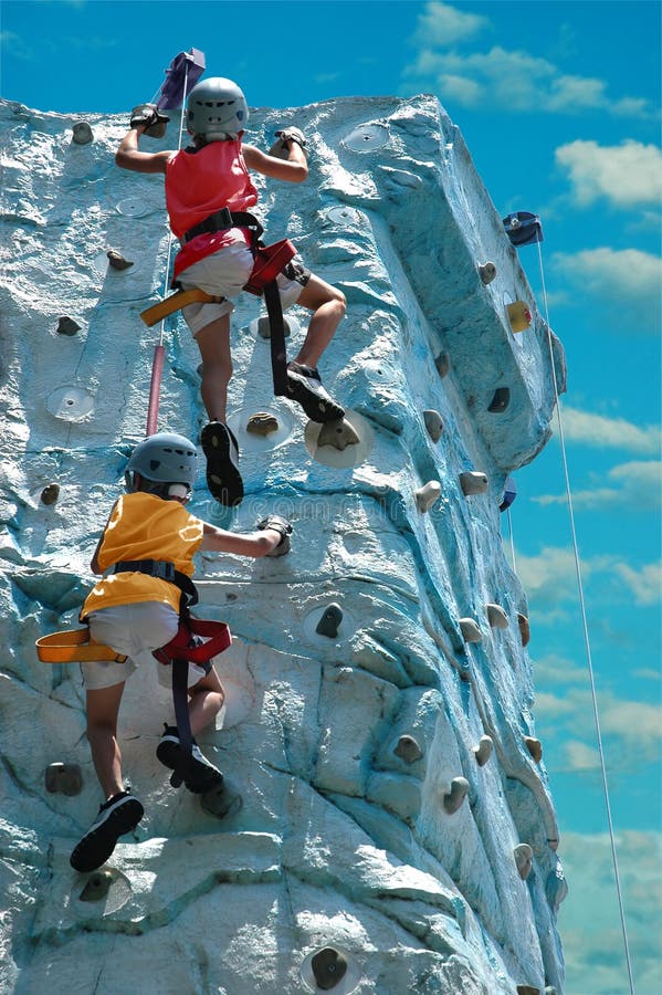 Children rock climbing stock photo. Image of climb, progress - 3098736