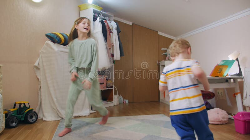 Children Running Around stock video. Video of caucasian - 237923053