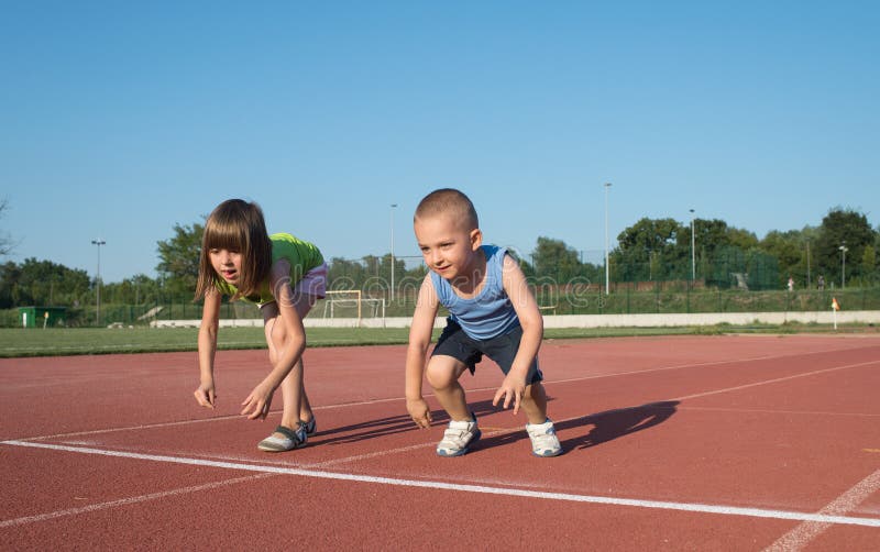 Children running stock image. Image of sports, little - 45945767
