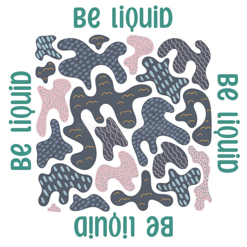 Children S Abstract Shapes. Children S Abstract Shapes Poster. Hand ...