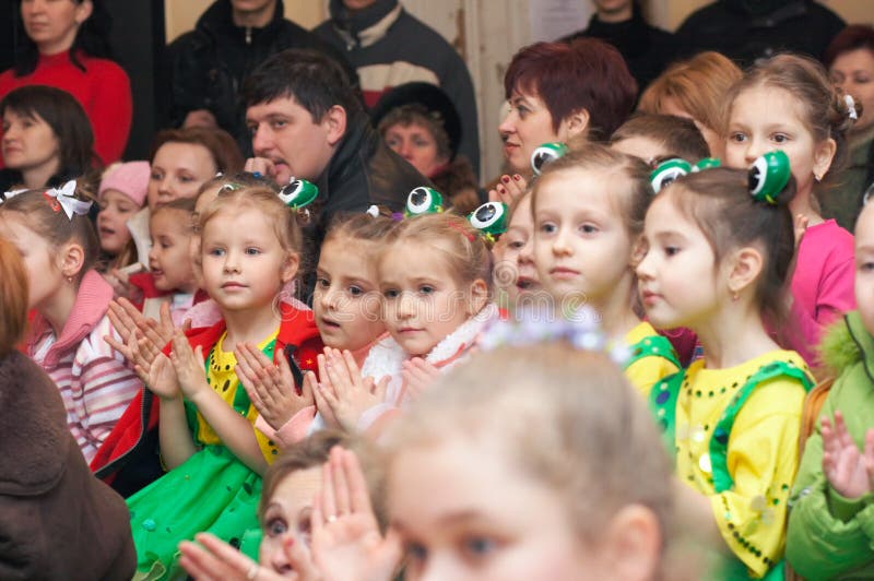 Children s audience editorial image. Image of childhood - 4233885