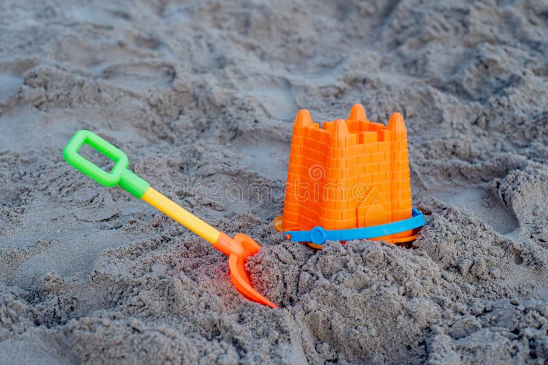 Beach Toys Buckets and Spade Stock Image - Image of sunny, spade: 148559701