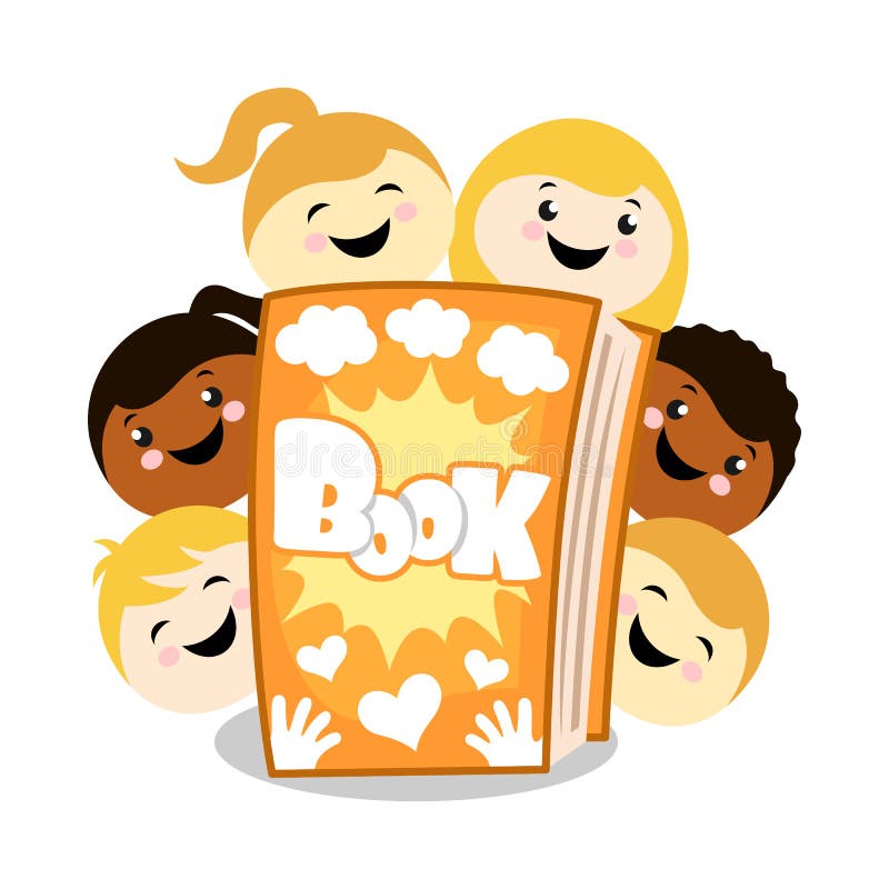 Children`s book cartoon. stock vector. Illustration of printing - 212398364