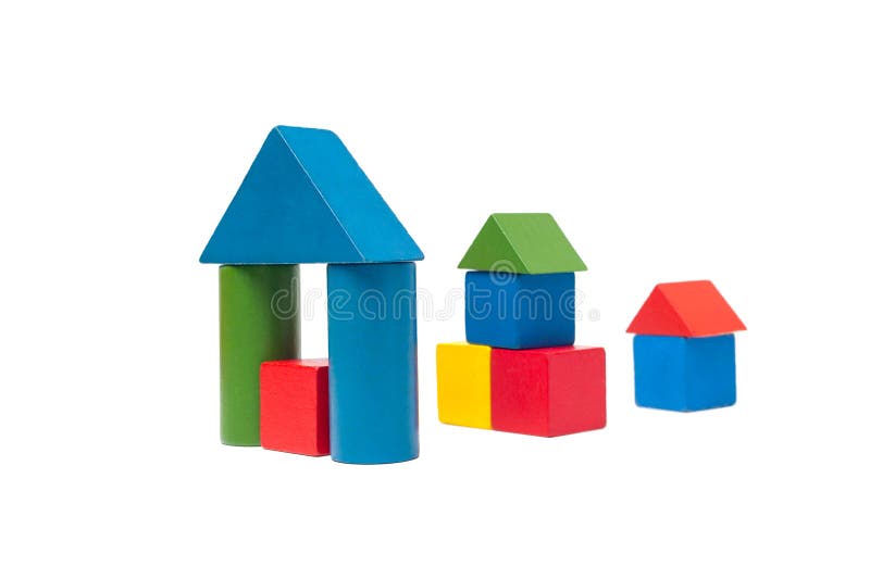 Old Children S Building Blocks Stock Image - Image of muddy, building ...