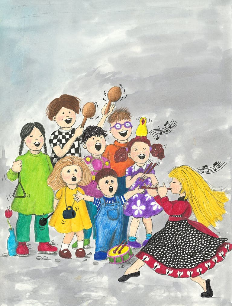 Choir Drawing Stock Illustrations – 932 Choir Drawing Stock ...