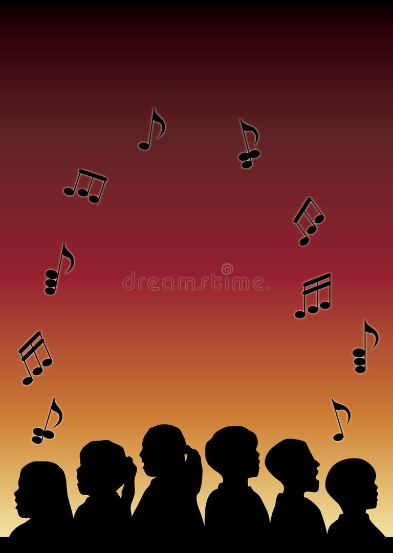 Childrens Choir Background Stock Illustrations – 32 Childrens Choir ...