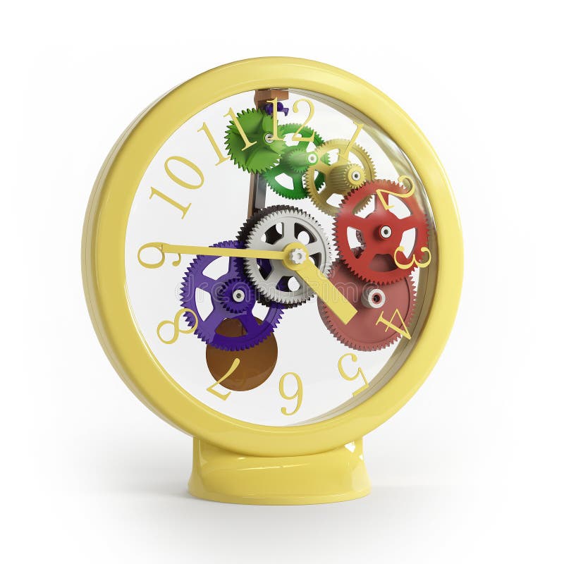 Children s clock stock illustration. Illustration of fashion - 13115372