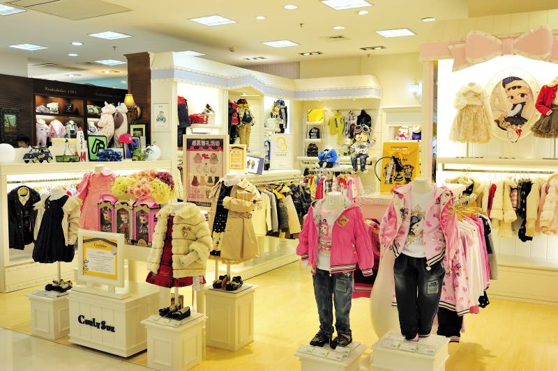 Girl S Fashion Clothing Store Editorial Stock Photo - Image of ...