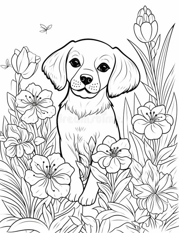 Children s coloring book stock illustration. Illustration of framework ...