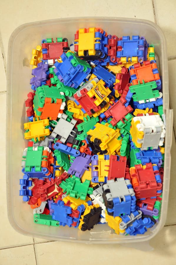 The Childrens Colour Plastic Designer Stock Image - Image of child ...