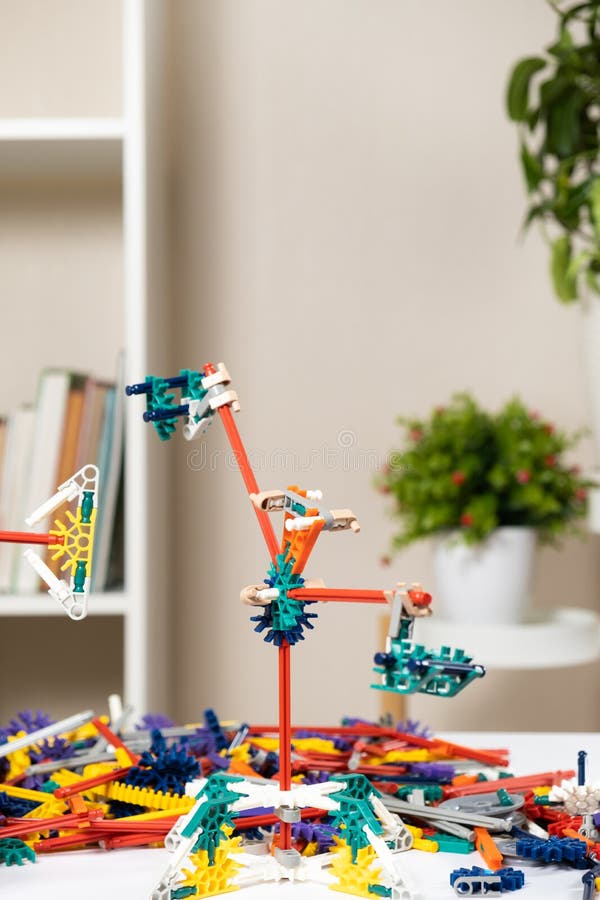 Children S Constructor of Gears Cogwheel and Sticks in the Children S ...