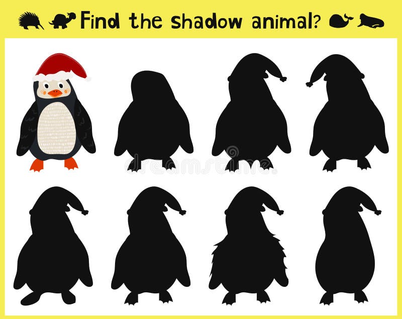 Children S Developing Game To Find an Appropriate Shadow Animal of the ...