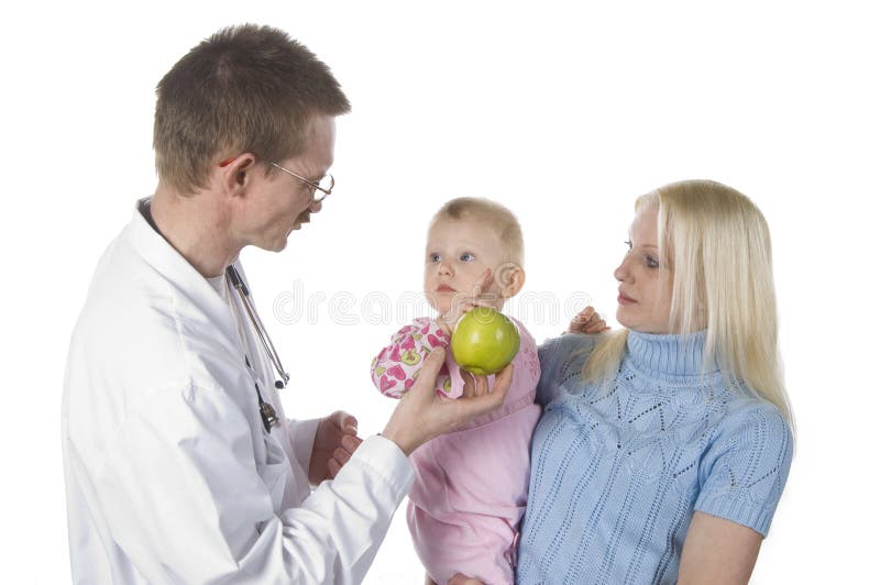 The Children S Doctor and the Small Child Stock Photo - Image of ...