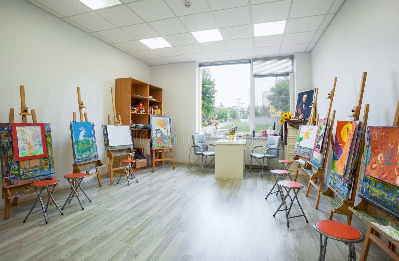 Children S Drawing Class of the Academy Editorial Photo - Image of ...