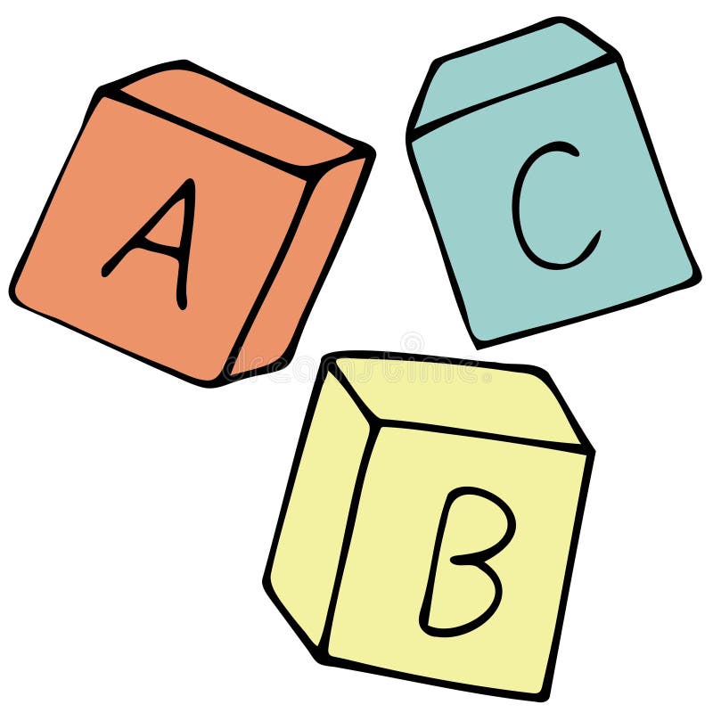 Colored Abc Cubes Stock Illustrations – 365 Colored Abc Cubes Stock ...