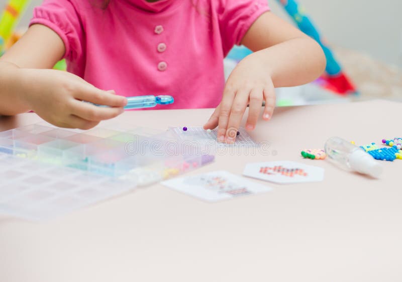 Children S Educational Game Aqua Mosaic, a Small Child Inserts ...