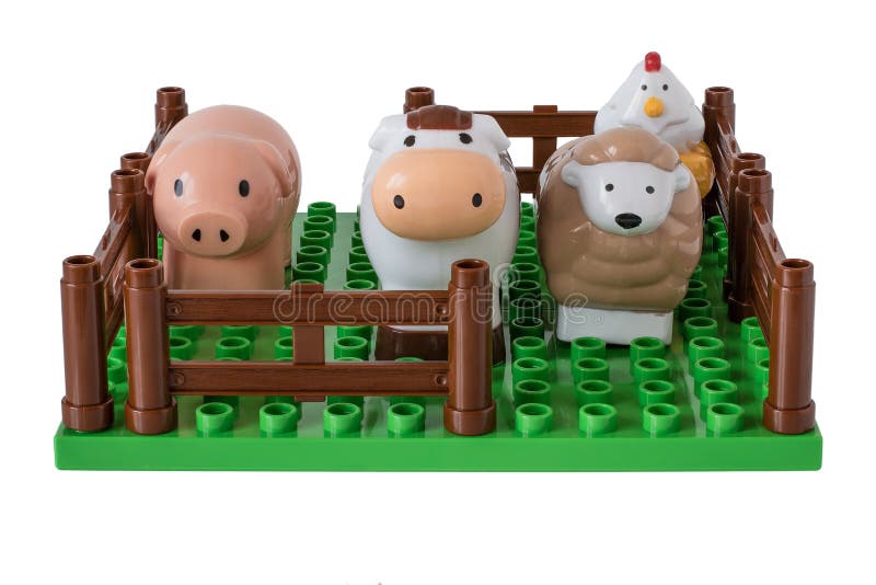 Set of Farm Animals and Pets Vectors and Icons Stock Vector ...