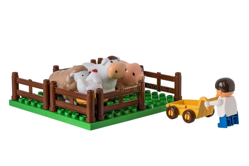 Set of Farm Animals and Pets Vectors and Icons Stock Vector ...