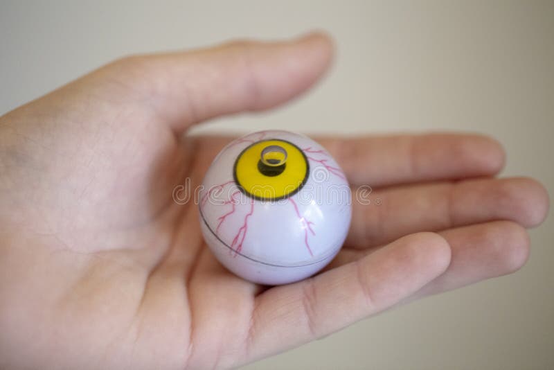 Children`s Fun Artificial Eye Stock Image - Image of funny, human ...