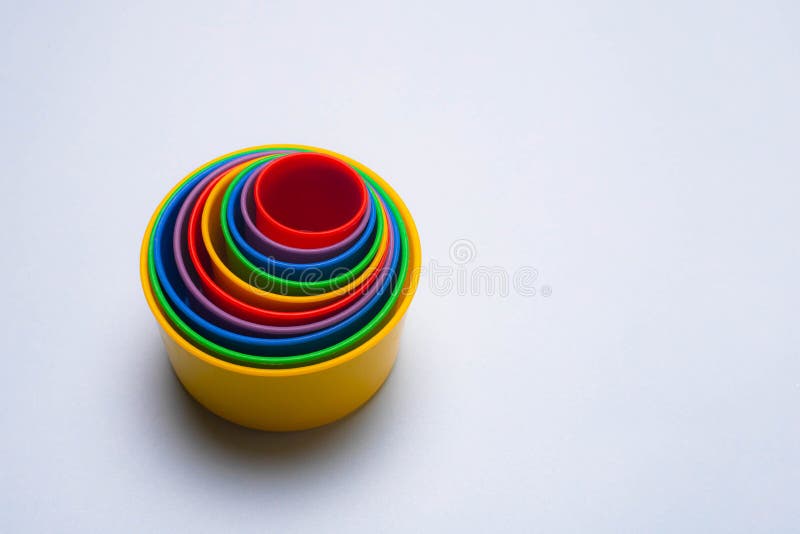 Children S Game Tower Color . Children S Pyramid.. Multi Colored ...