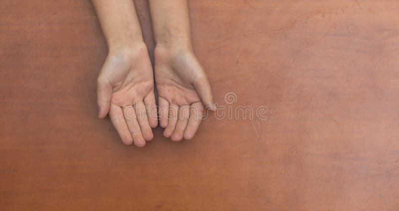 Children& X27;s Hands, Open Palms. Concept of Clean Hands Stock Photo ...