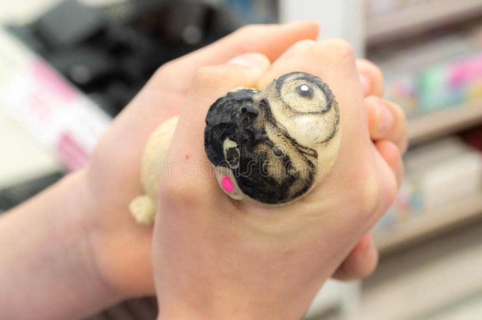 Children& X27;s Hands Squeeze the Squish Stock Image - Image of ...