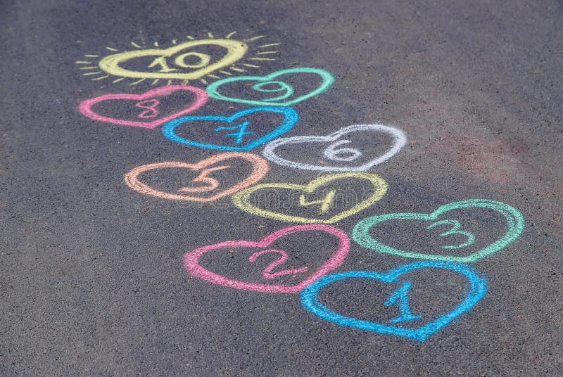 Hopscotch Game Pattern