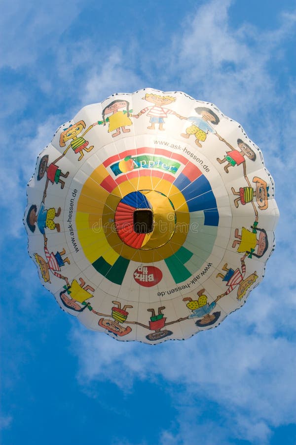 Children s hot air balloon editorial image. Image of summer - 18449750