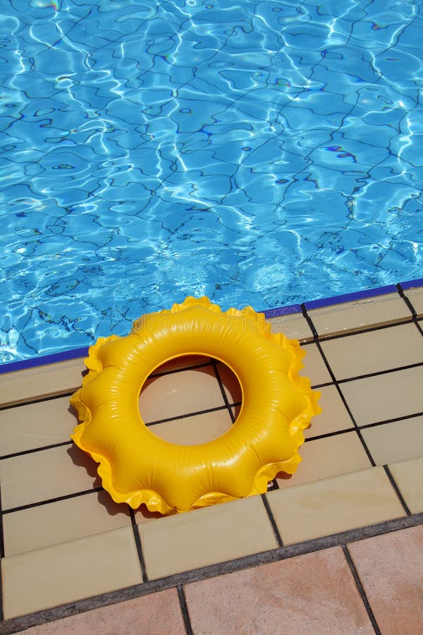 Children S Inflatable Circle Stock Image - Image of swimming, outdoors ...